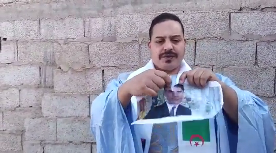 Un Sahraoui manifeste son mécontentement après la trahison du ...